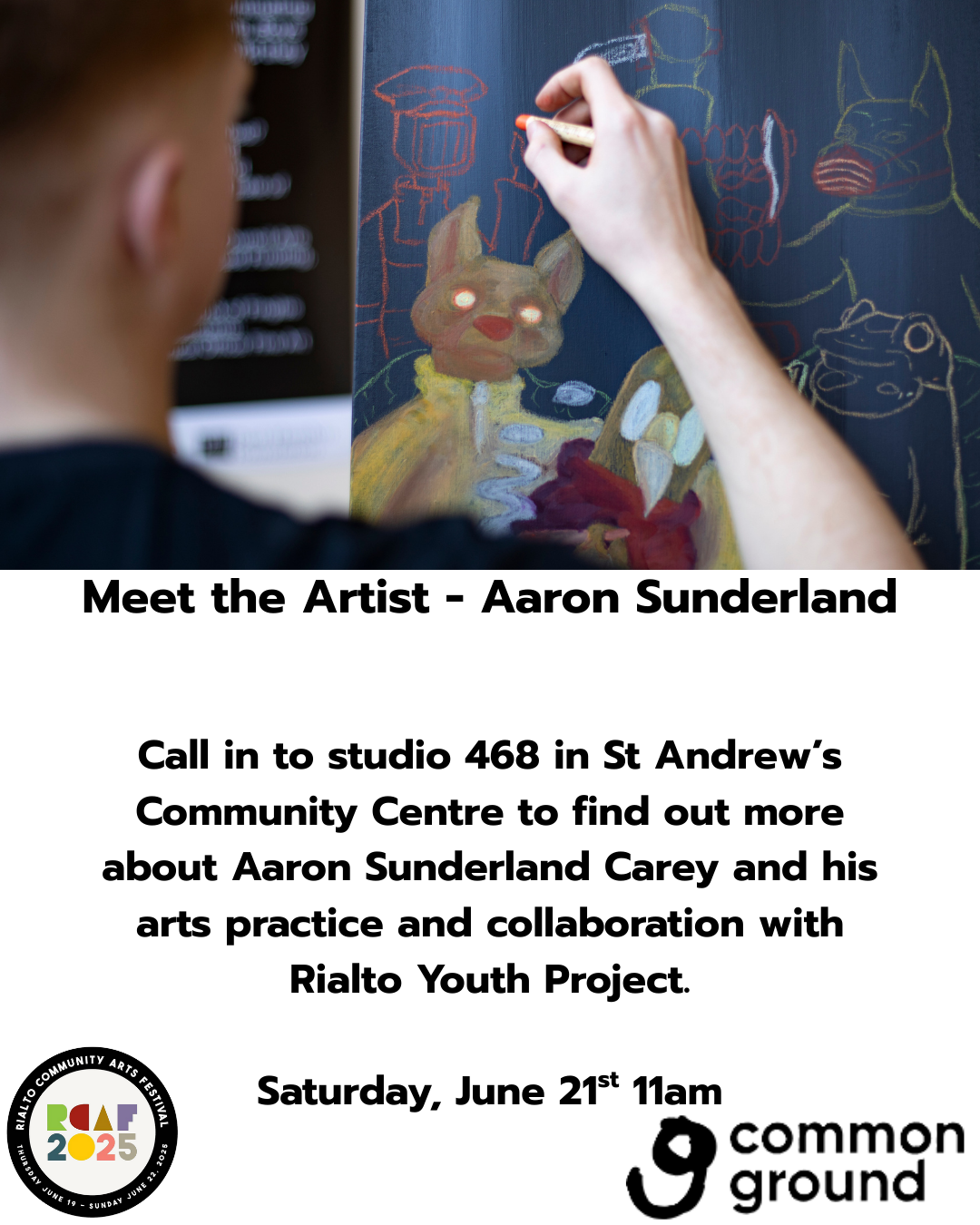 Meet the Artist – Aaron Sunderland (Cancelled 18/06/25) - Rialto ...